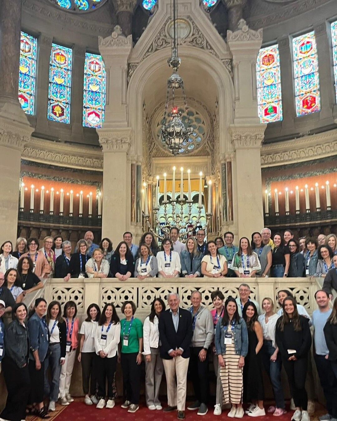 Members of The Associated Visit the Grand Synagogue in Paris ...